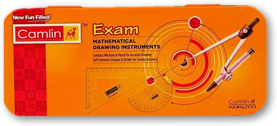 Camlin Exam Mathematical Drawing Instruments Compass Unique : Amazon.in ...
