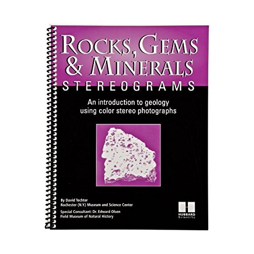 Book, Stereogram Book of Rocks, Minerals & Gems (Techter), Hubbard ...