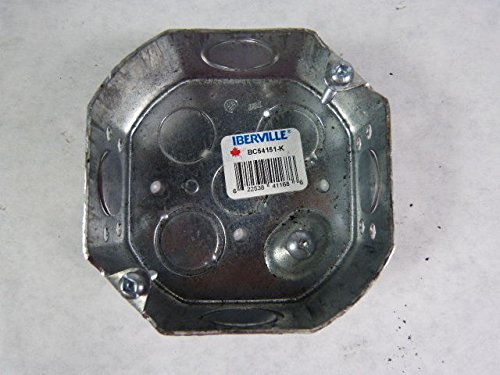 Iberville BC54151-K Junction Box 4" 8 Knockouts : Amazon.ca: Tools ...