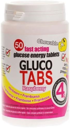 Amazon.com: (12 Pack) - GlucoTabs - Glucotabs Raspberry Bottle | 50's ...