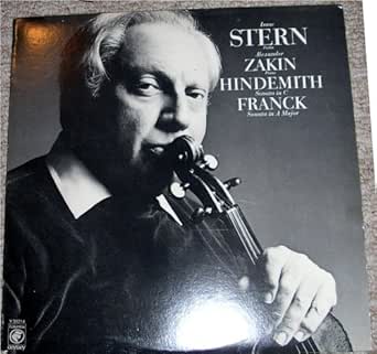 Hindemith Sonata in C; Franck Sonata in A Major/Isaac Stern(violin ...