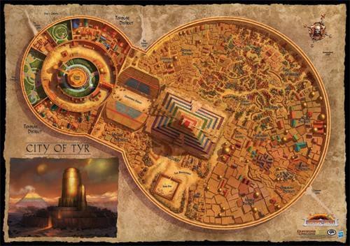 City of Tyr Campaign Map : Amazon.in: Toys & Games