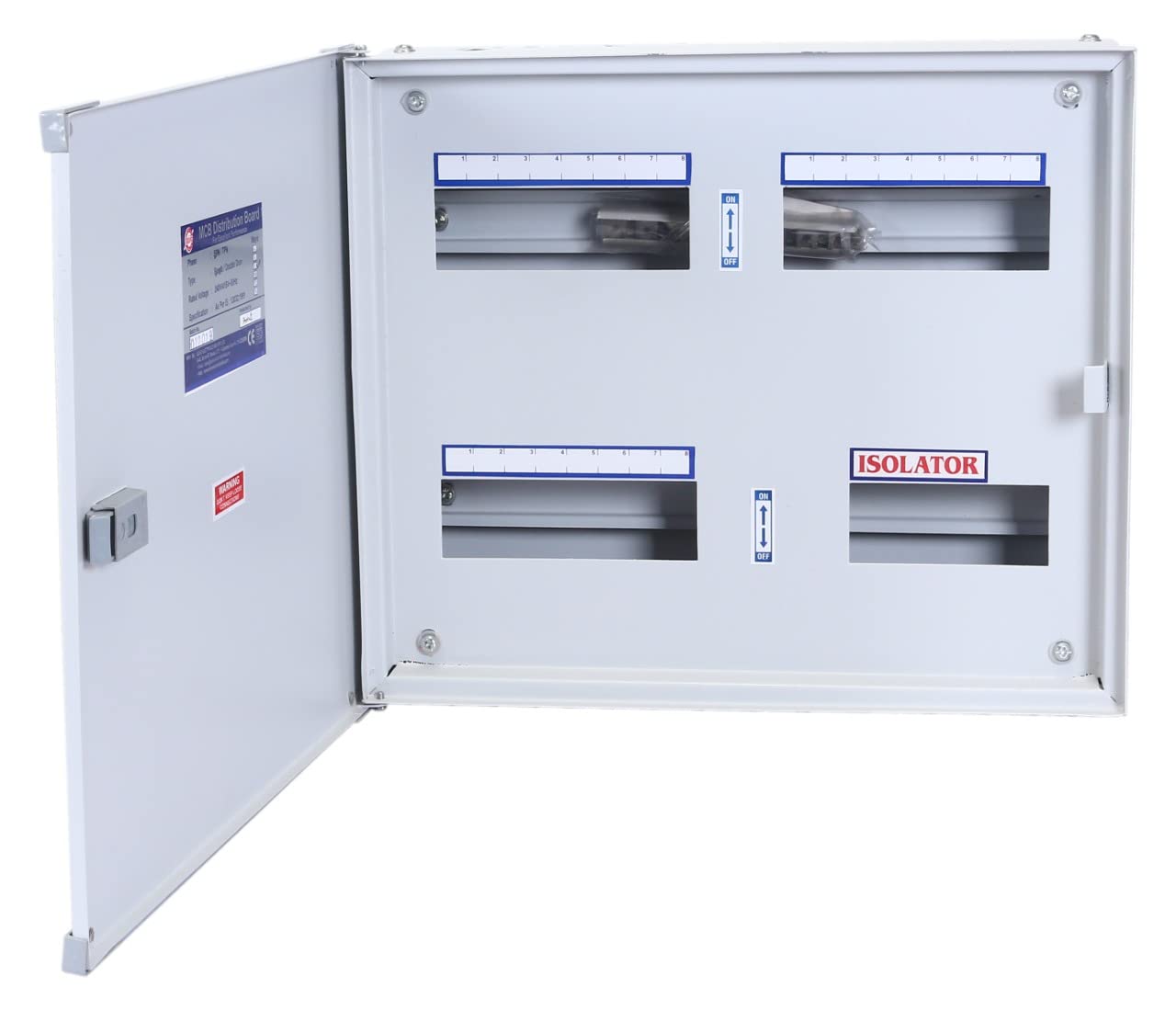 SELVO (CLASSIC SERIES) 8 Way Three Phase Neutral (TPN) Double Door ...