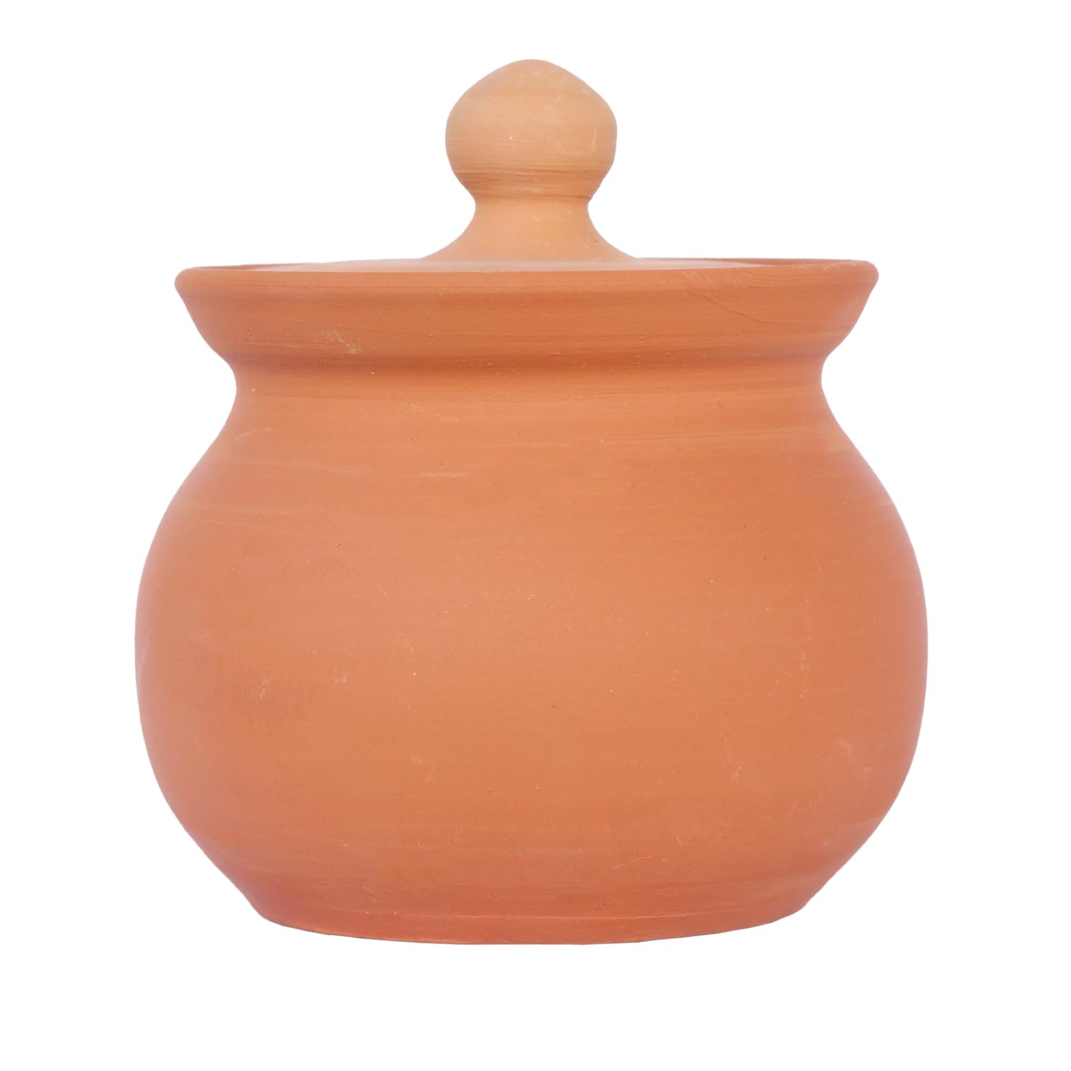 Buy A KARVEER Crafts Terracotta Dahi Pot Curd Pot with lid 500 ML ...
