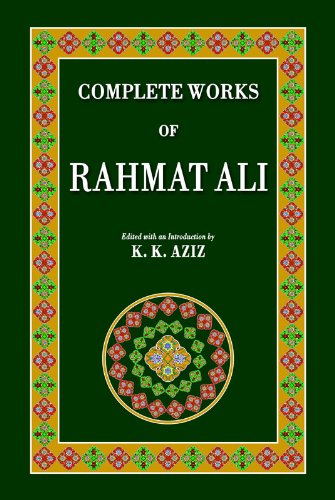 Amazon.com: Complete Works of Rahmat Ali: 9789693521702: K. K. Aziz, K ...