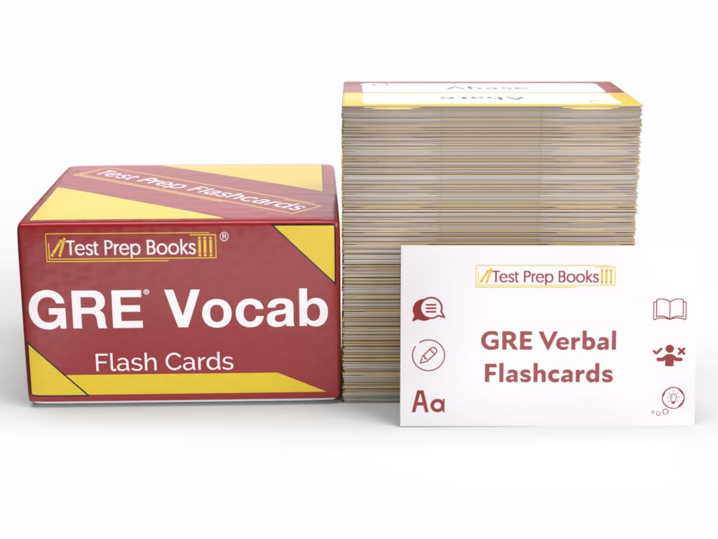 Snapklik.com : GRE Vocabulary Study Cards 2026-2027: GRE Verbal ...
