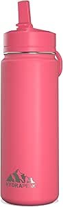 Amazon.com: Hydrapeak Mini 20oz Kids Water Bottle with Straw Lid ...