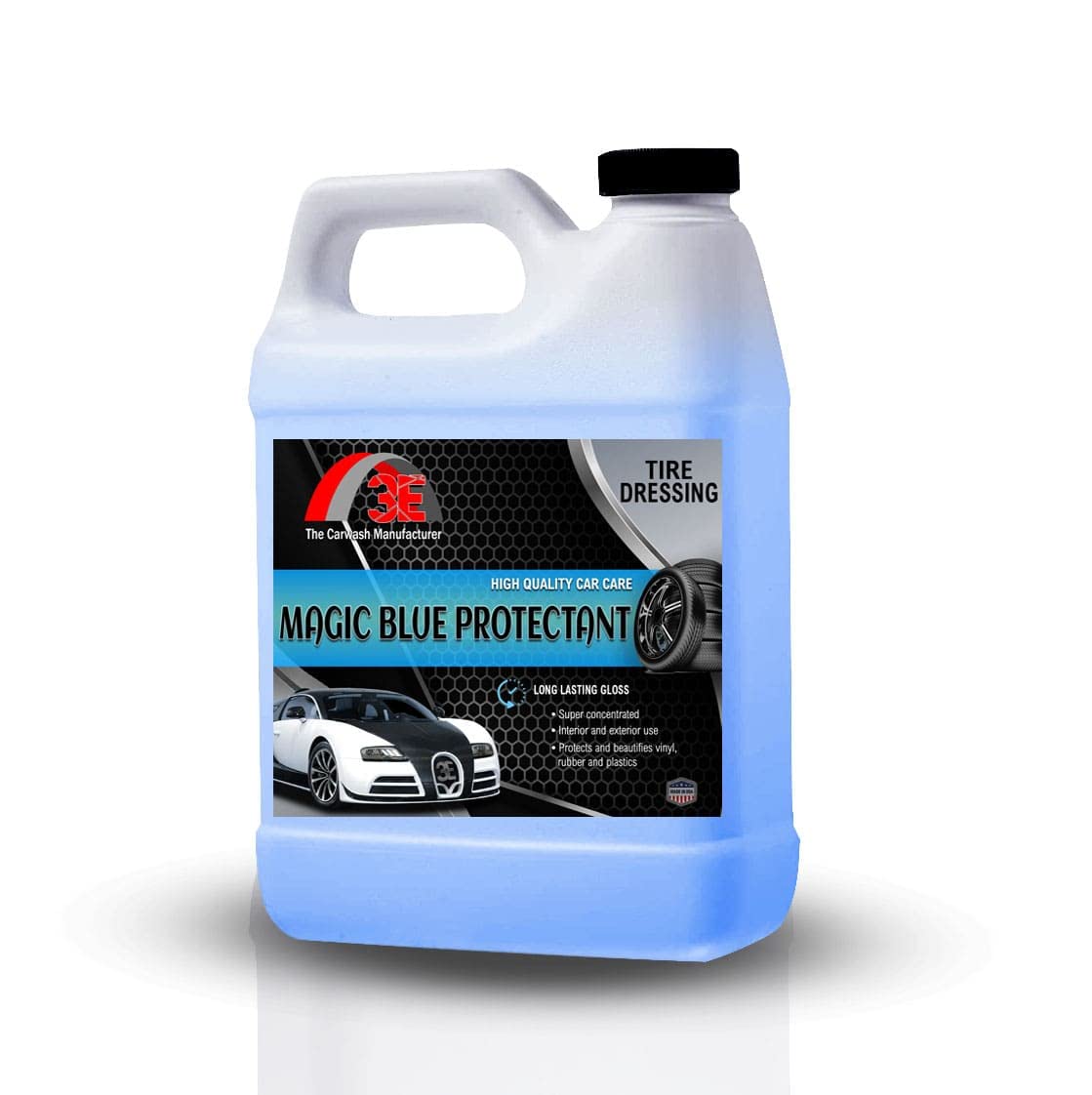 Amazon.com: Magic Blue Protectant Tire Shine 64 oz - Long Lasting, High ...