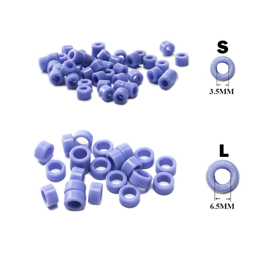 Color Code Dental Rings Silicone Dental Color Code Rings - 100 Pcs ...