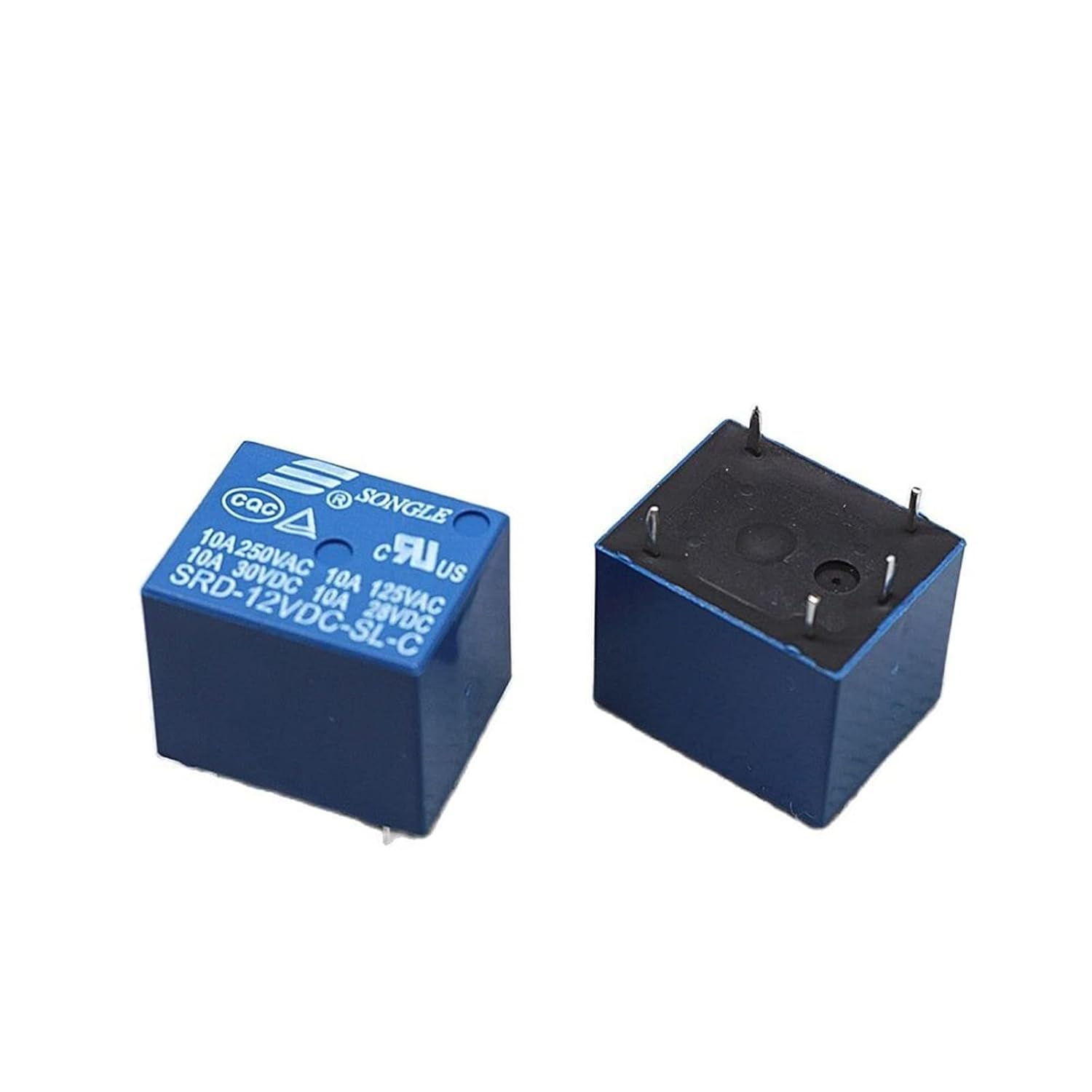 Amazon.co.jp: 10 個 SRD-12VDC-SL-C T73 12V 10A リレー DIP 5PIN SSR DC パワー ...