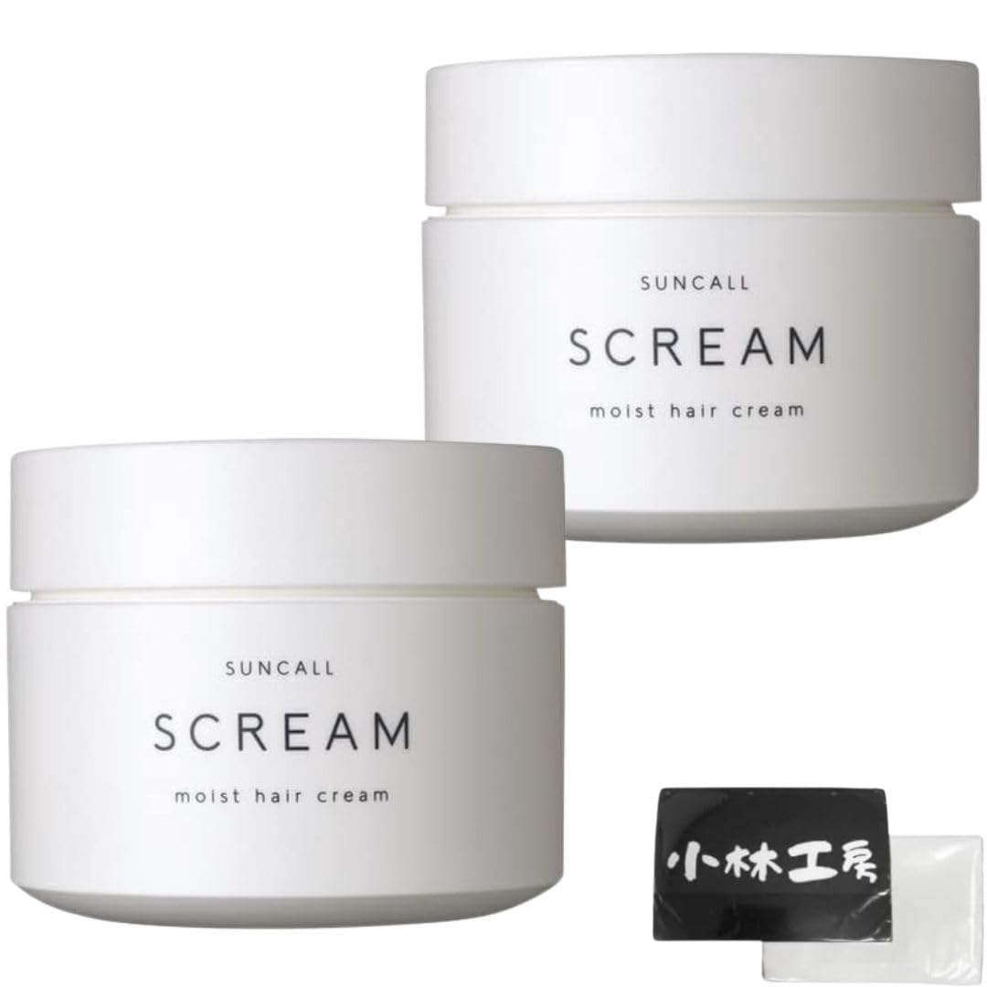 Amazon.co.jp: SUNCALL サンコール スクリム モイストヘアクリーム 120g 2個 ポケットティッシュセット : ビューティー