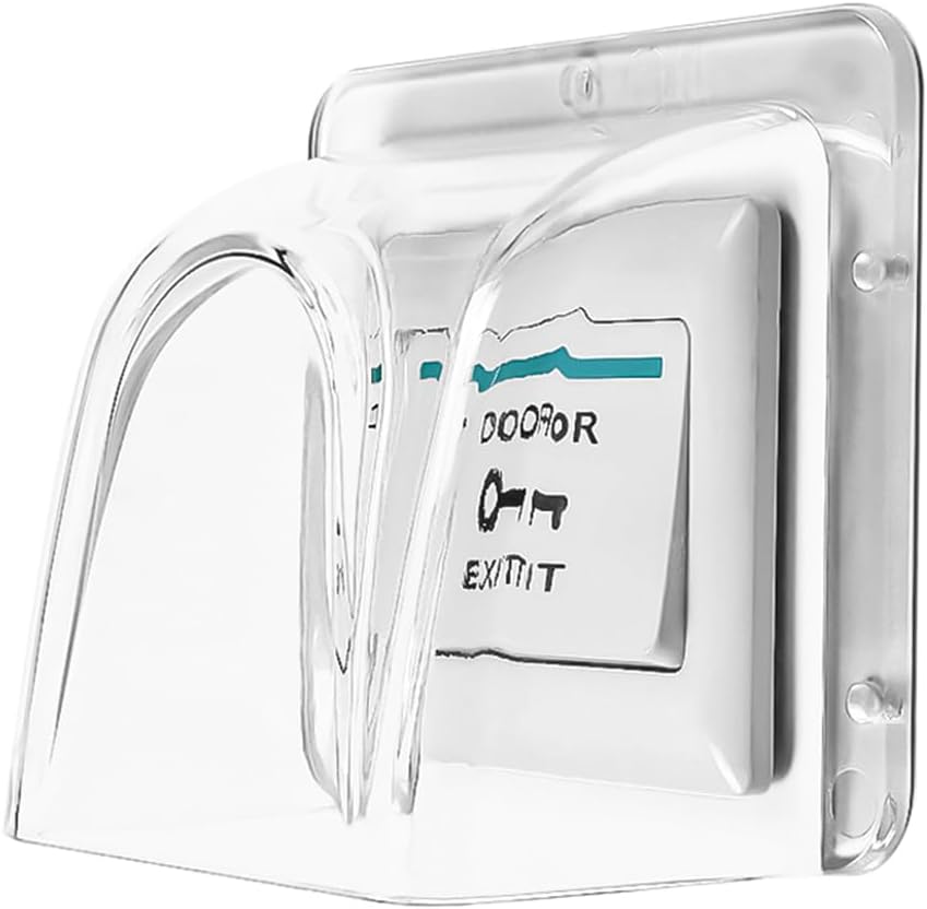 Amazon.com: Push to Exit Button Switch Rain Cover,Transparent Door ...