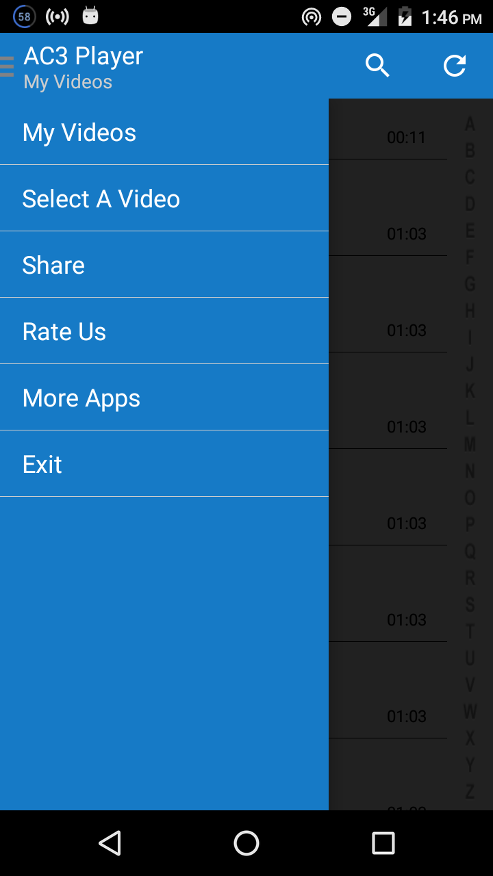Aplicación AC3 Video Player en Amazon Appstore