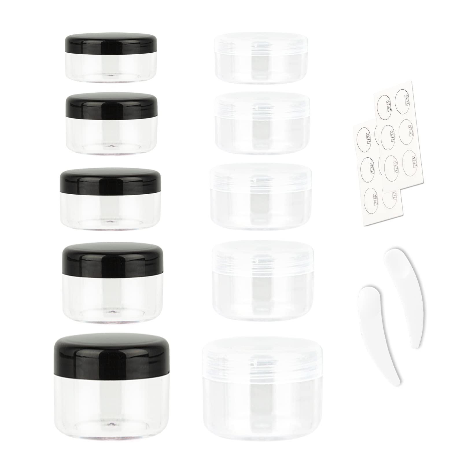 Amazon.com: ZEJIA 10pcs Small Travel Containers, Sample Containers with ...