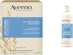Aveeno Soothing Bath Treatment with Colloidal Oatmeal (8 ct.) + Aveeno ...