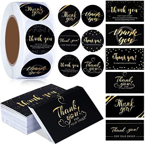 Amazon.com : INKNOTE 670 PCS Thank You Small Business Cards and ...