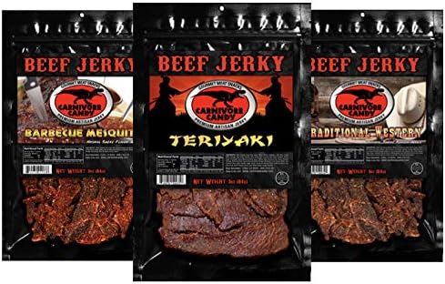 Amazon.com: MaxJerky Jerky Variety Pack, Montreal Maple Bacon, Texas BBQ Beef Jerky, New York ...
