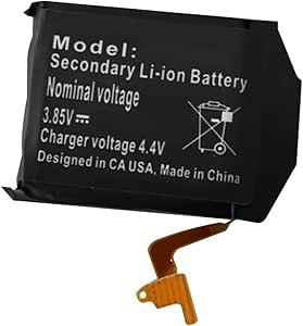 Amazon.com: Upgraded Replacement Battery Li-Polymer 3.85V 400mAh ...