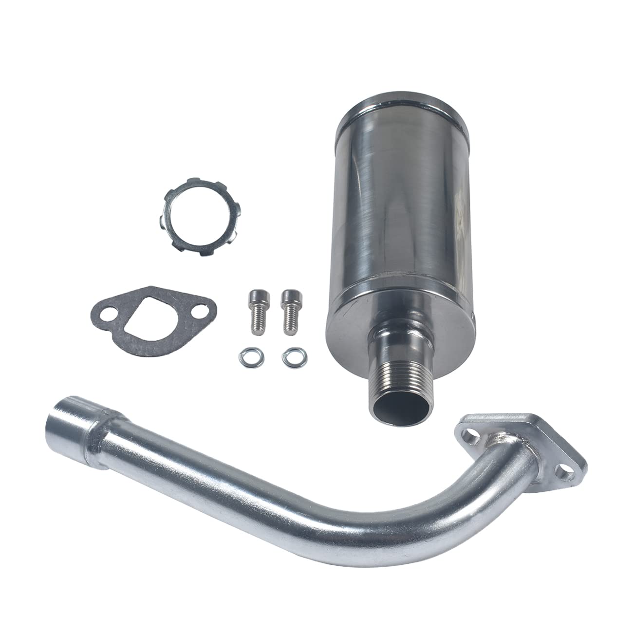 Amazon.com: Exhaust With Muffler For: Predator 196cc,212cc, GX160 ...