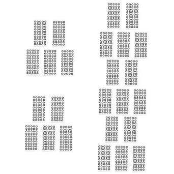 Mobestech 25 Sheets Scanner Marking Point Reference Point for 3D Scanning Lidar Scanner 3D ...