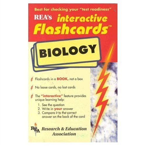 Biology Interactive Flashcards Book (Flash Card Books): Editors of REA ...