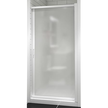 Amazon.com: Nautilus 66"x36" RV Shower Door Opaque Plain - White ...