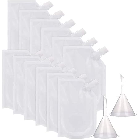 Amazon.com: iziusy 20 Pcs Flasks Cruise Pouch Reusable Sneak Travel ...