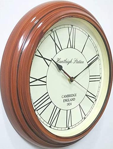 Buy Antique Collection Antique Wooden Wall Clock Natural Pine ...