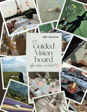 Vision Board Magazine Guided Book 800+ Pictures and Quotes for Vision ...