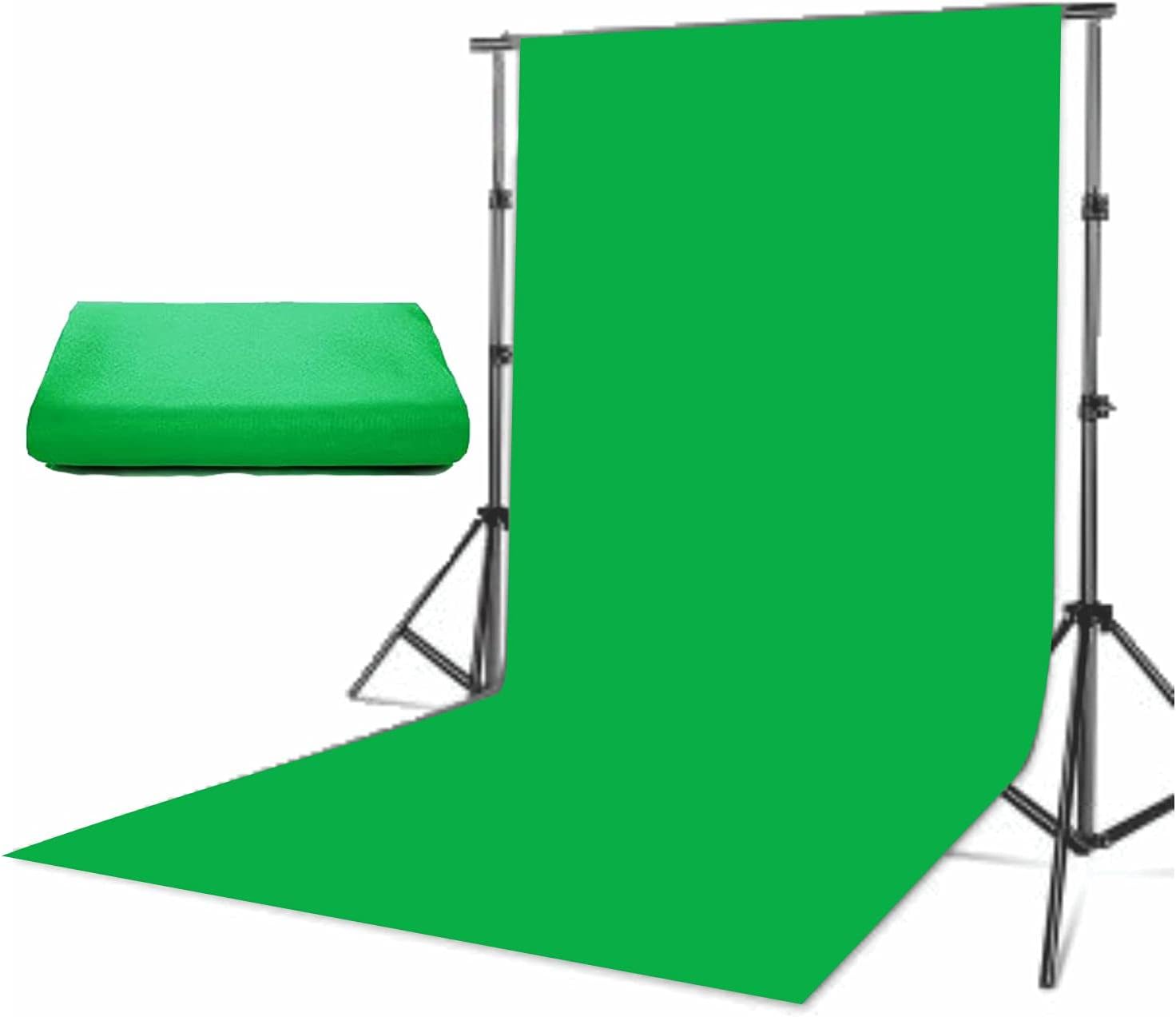 Boltove® 8x12 Ft. Green Screen Backdrop Background Curtain Rod Pocket ...