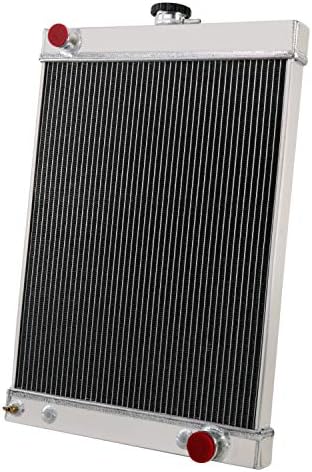 Amazon.com: Lizroodia 4 Row Aluminum Radiator Compatible with Hot Rod ...