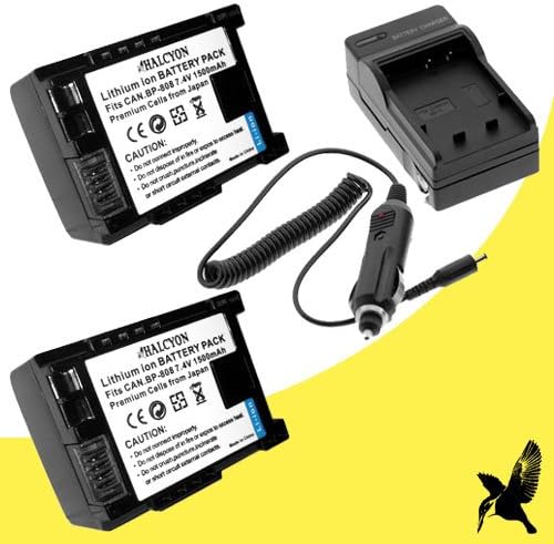 Amazon.com : Two Halcyon 1500 mAH Lithium Ion Replacement Battery and ...