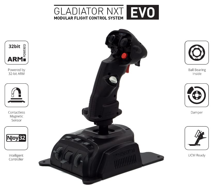 VKB Gladiator NXT EVO SCG Premium left-handed Flight and Space ...
