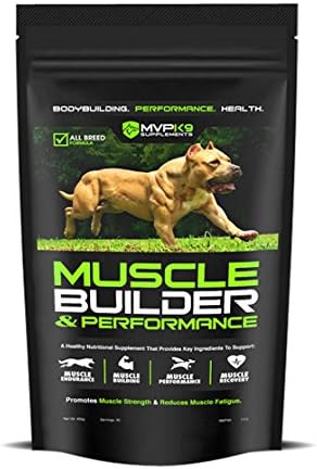 Amazon.com : MVP K9 Muscle Builder and Performance Supplement 45gm Size ...
