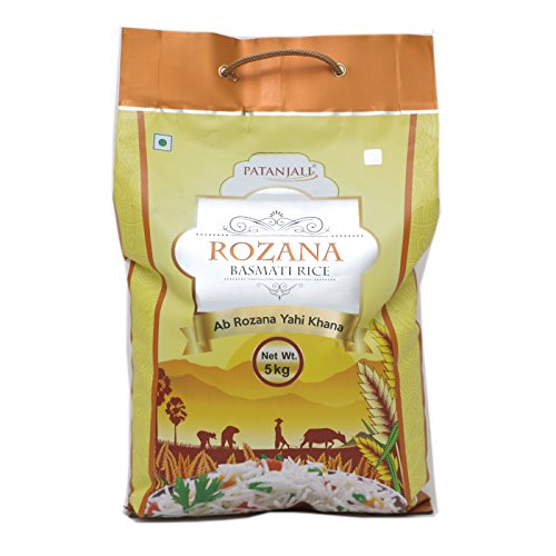 Patanjali Rozana Basmati Rice, 5kg : Amazon.in: Grocery & Gourmet Foods