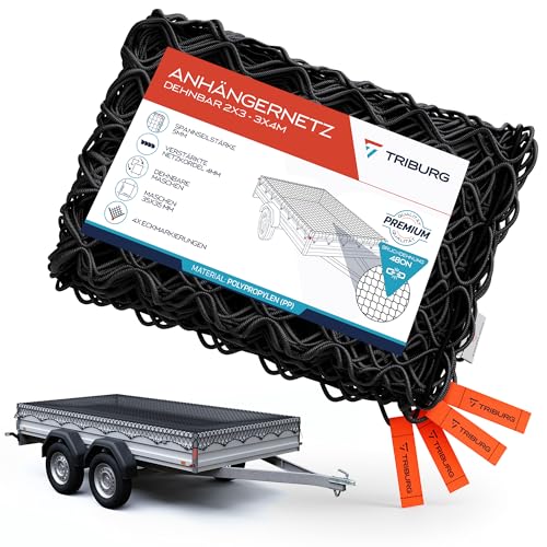 TRIBURG Trailer Net Stretchable 2 x 3 m to 3 x 4 m | Elastic Trailer ...