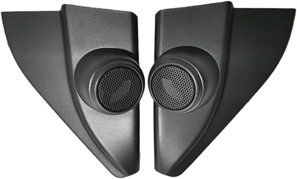 Amazon.com: 2 Pcs Black Plastic Door Tweeter Speaker Cover Trim for ...
