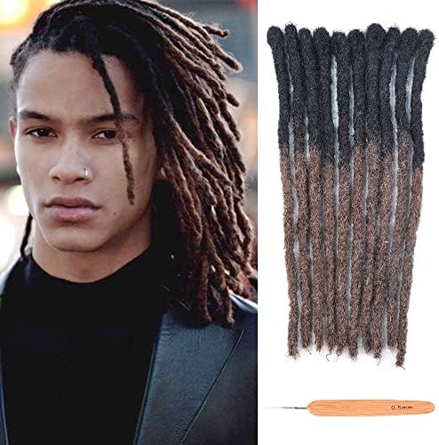 Amazon.com : 8 Inch Dreadlocks Extensions 10 Strands 0.6cm Thickness ...