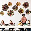 Amazon.com: 9 Pcs Black History Month Decorations Hanging Paper Fans ...