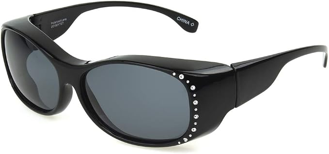 Amazon.com: Dioptics Solar Shield Allison Fits Over Sunglasses ...