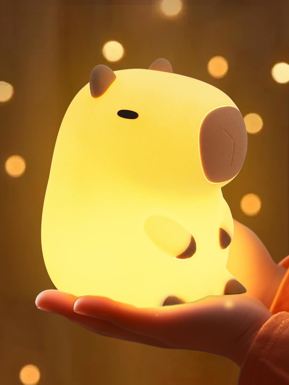 Cute Night Light - Capybara Led Lights - Animal Lamp | USB Rechargeable ...