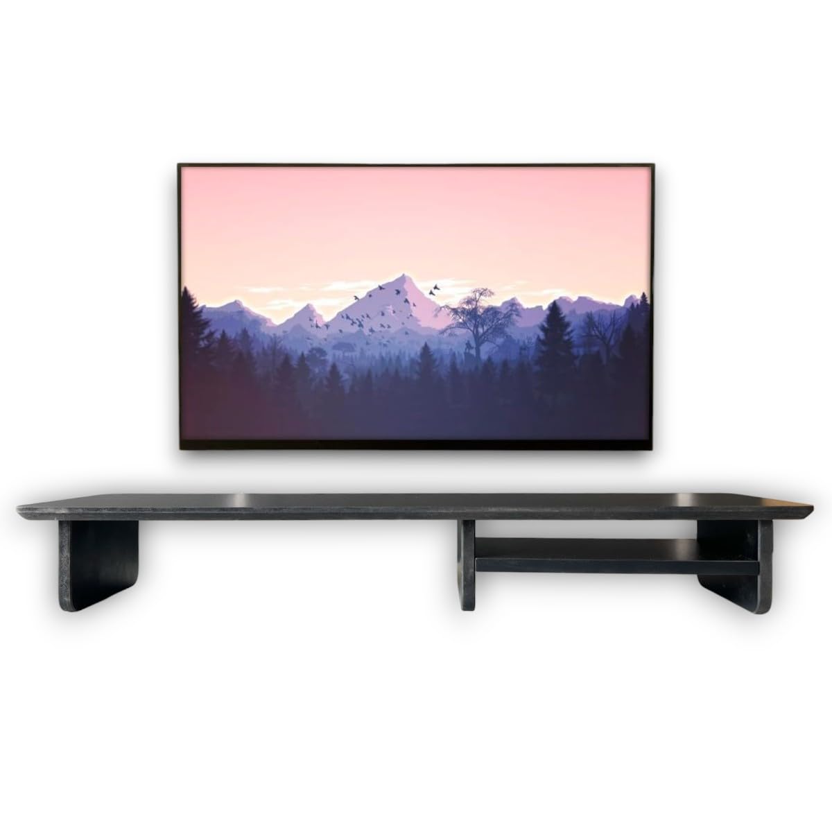 Suporte Monitor 85x22Cm Stand Desk Suporte elevado para Monitor Setup ...