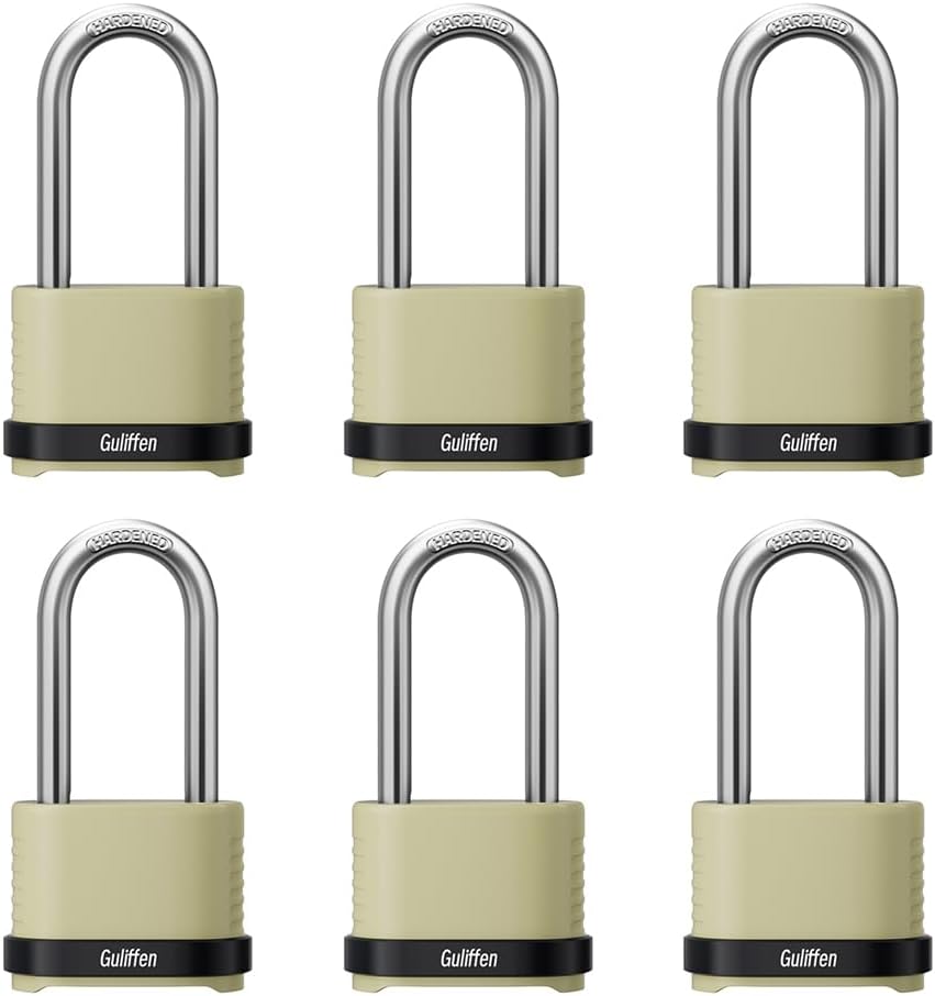 Guliffen Heavy Duty Combination Padlock, Outdoor Combo Lock ...