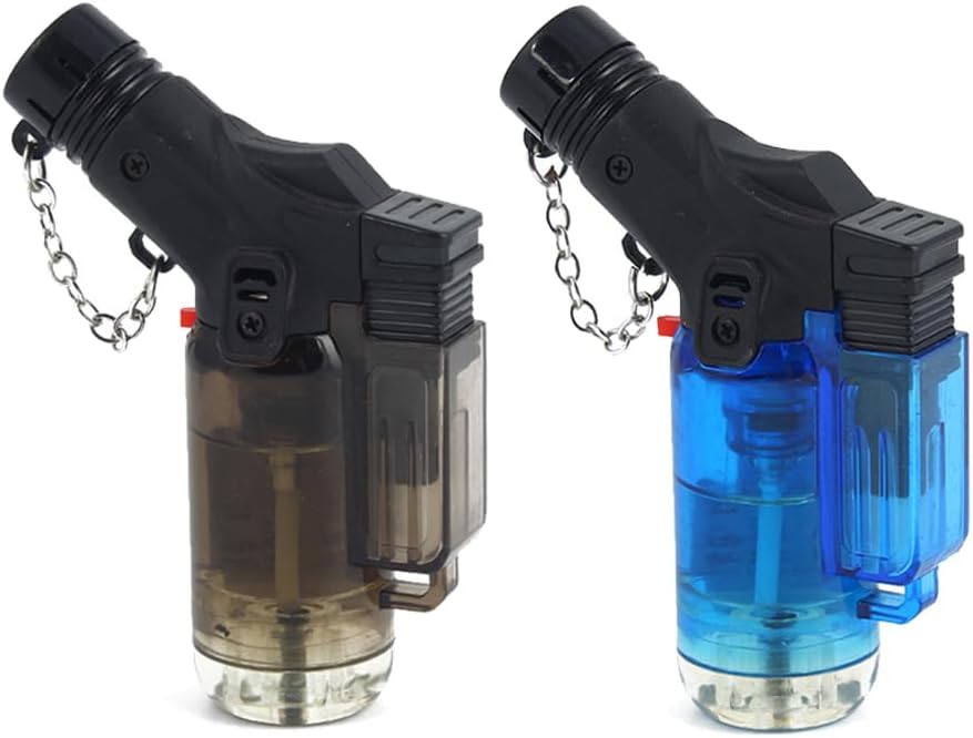 Amazon.com: Emarful Mini Torch Lighter Windproof Refillable Butane Gas ...