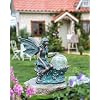 Amazon.com : TERESA'S COLLECTIONS Fairy Garden Statues with Solar ...