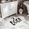 Amazon.com: UNIBATH Halloween Bathroom Rugs Spooky Ghost Bath Mat Non ...