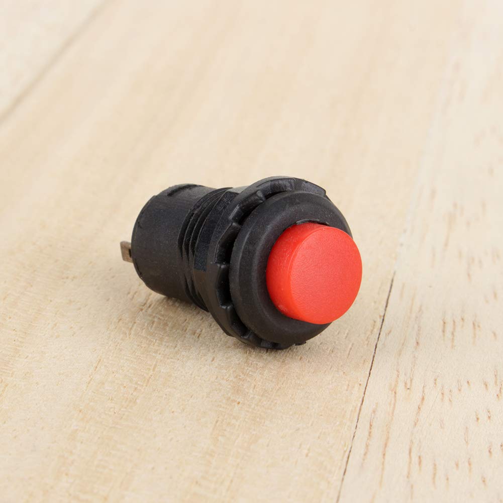 12mm Momentary Push Button Toggle Switch- Car OFF/ON Push Button Round ...