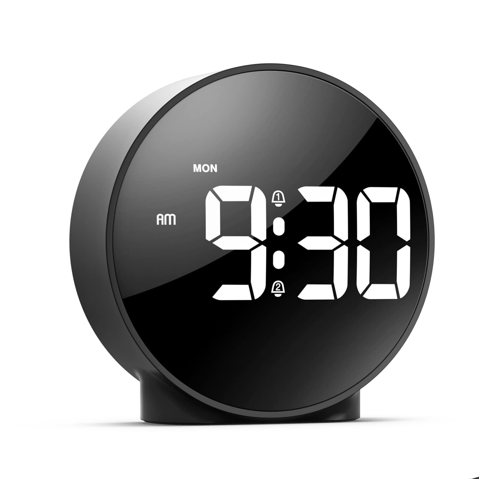 KeeKit Digital Alarm Clock, High Definition LED Desktop Clock, Alarm ...