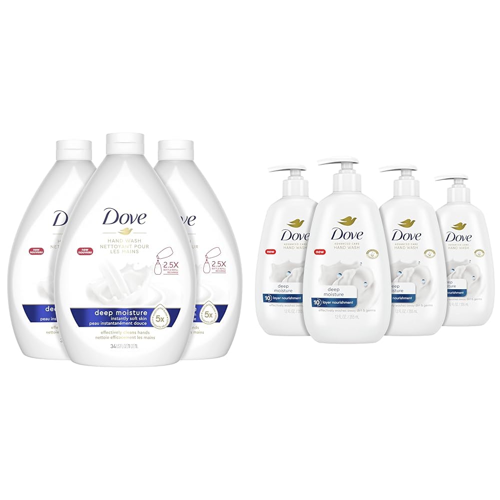 Amazon.com : Dove Advanced Care Deep Moisture Hand Wash Pack of 3 for ...