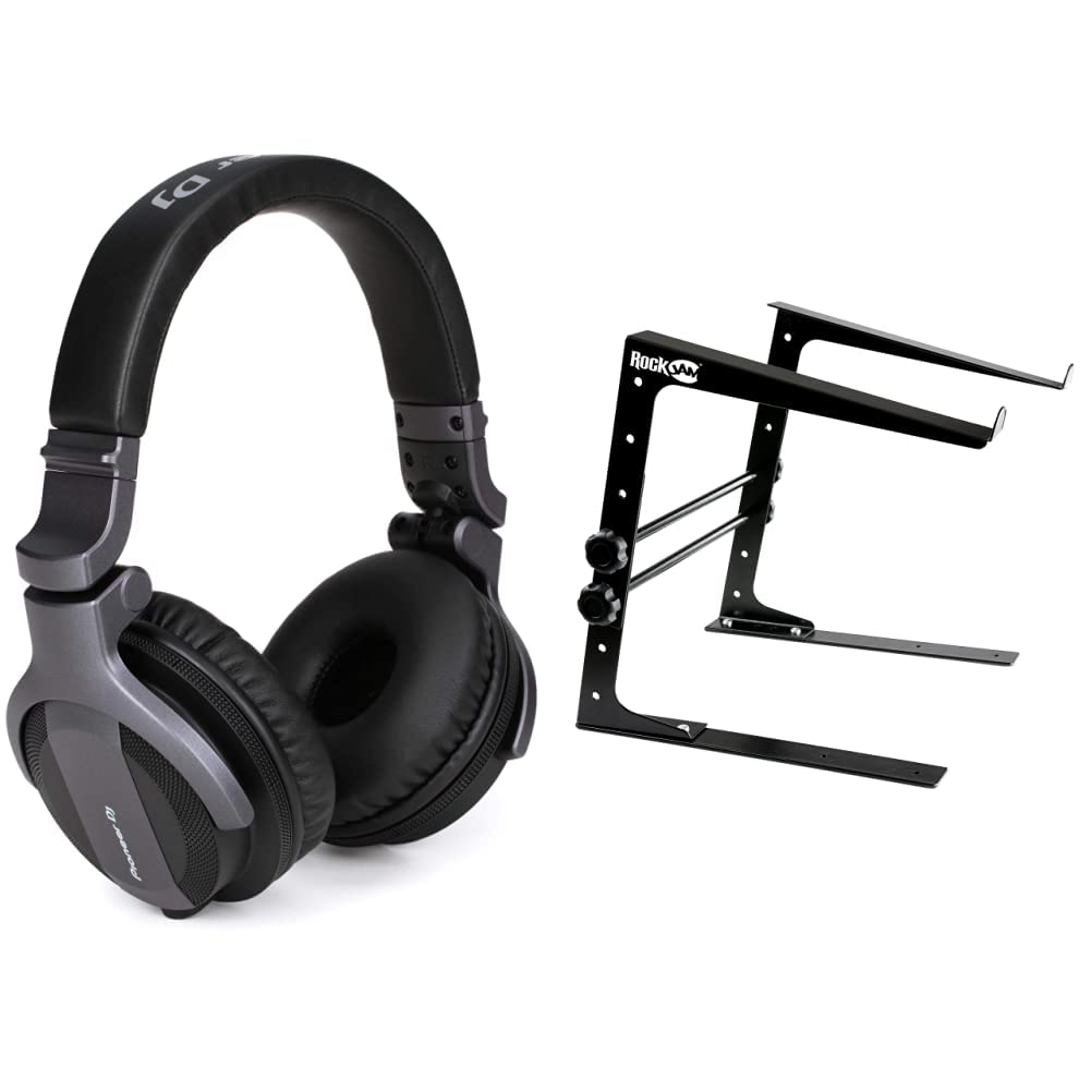 Amazon.com: Pioneer DJ CUE1 On-Ear DJ Headphone + RockJam Portable DJ ...
